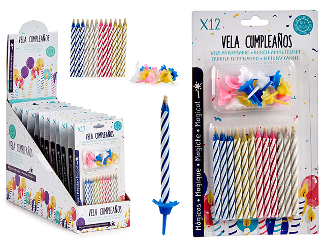 Set velas cumpleaños magicas surt 2 mod - Productos - Tendencia Única