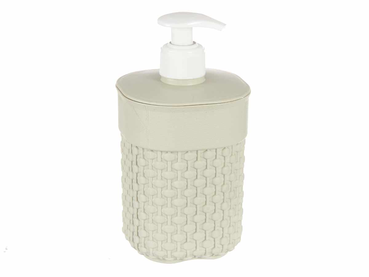 Dosificador plastico baño 580ml beige - Productos - Tendencia Única