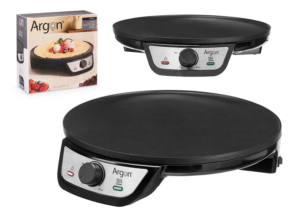 Crepera acero negra 1200w - Productos - Tendencia Única